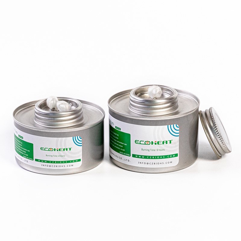 24 Pack Handy Wick Liquid Safe Heat 6 Hour Chafing Fuel Gel With Wick